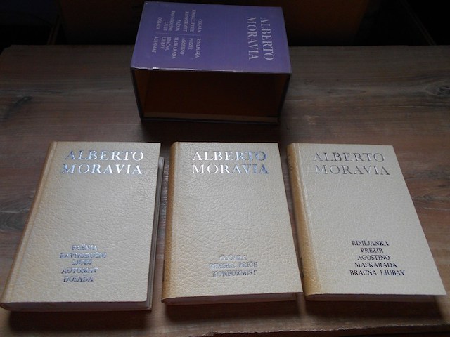 Alberto Moravia - Komplet od 3 knjige