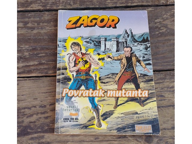 STRIP ZAGOR 28 POVRATAK MUTANATA