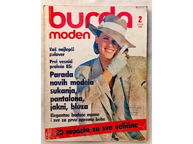 BURDA, Februar 1985. godina. ✰