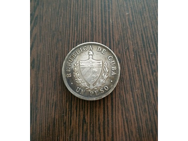 Kuba 1 peso 1932. srebro