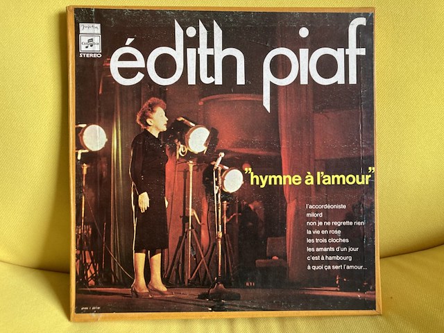 EDITH PIAF Hymne À L`Amour / box / 3xLP