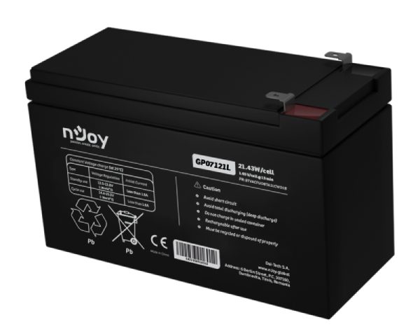 NJOY GP07121L baterija za UPS 12V 5Ah (BTVACFUOBTA1LCW01B)