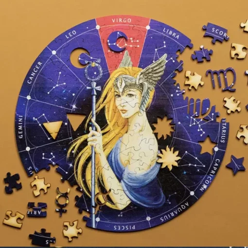 Drvena Zodijak Slagalica - Devica