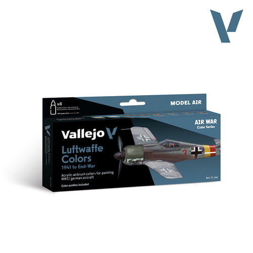 Vallejo 71166 Air War Color Series - Luftwaffe Colors 1941 to End War Set
