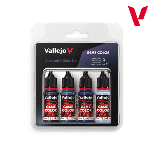 NEW! Vallejo 72389 Ultramarine Color Set: