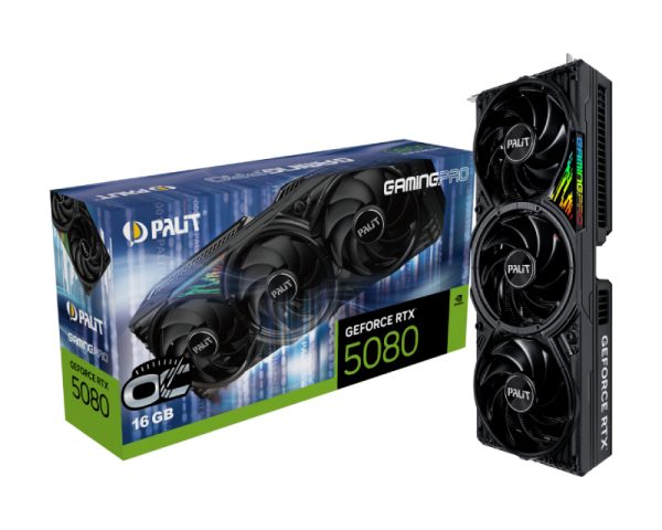 PALIT nVidia GeForce RTX 5080 16GB 256bit RTX5080 GamingPro OC 16GB grafička karta