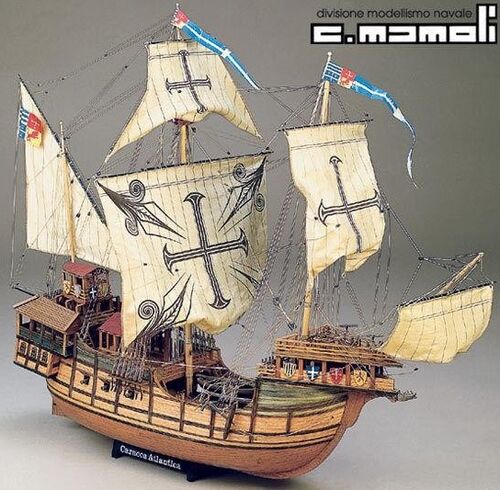 HiSModel S445p San Miguel - set of sails for model Manoli with printing