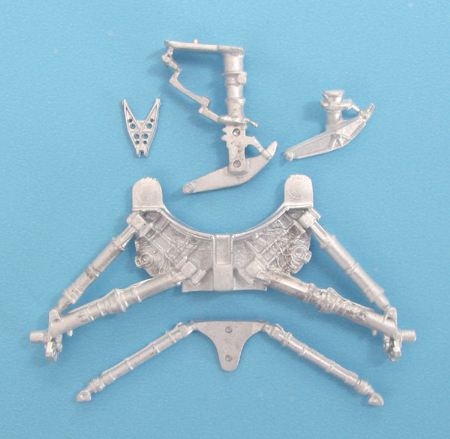 Scale Aircraft Conversions 48158 Vought F-8 Crusader - Landing Gear (designed to be used with Monogram and Revell kits)