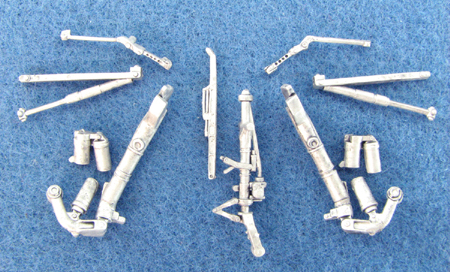 Scale Aircraft Conversions 48110 Mitsubishi F-1/T-2 - Landing Gear (designed to be used with Hasegawa kits)