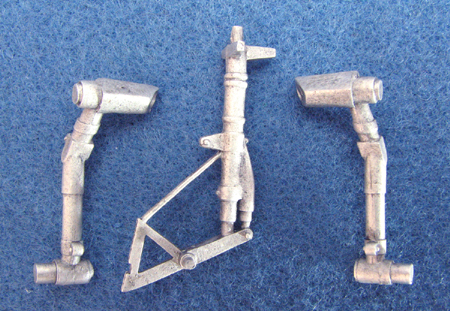 Scale Aircraft Conversions 48104 Mikoyan MiG-25 Foxbat - Landing Gear (designed to be used with Revell kits)