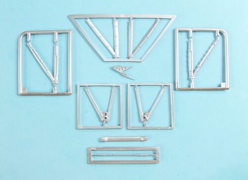 Scale Aircraft Conversions 32153 Nieuport XXI - Landing Gear and V-Main Struts (designed to be used with Copper State Models kits)