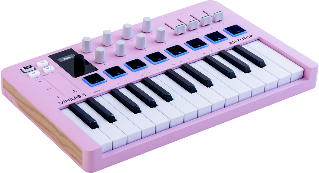 Arturia MiniLab 3 Rose Quartz MIDI kontroler