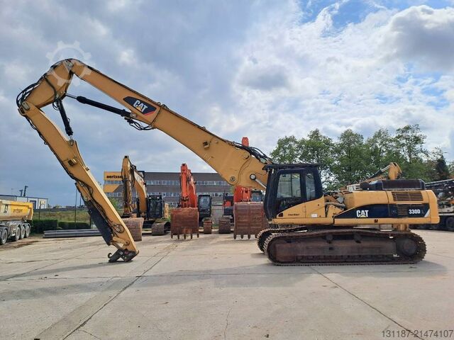 Guseničarski bager
Caterpillar 330DL UHD (21m UHD + standard boom)