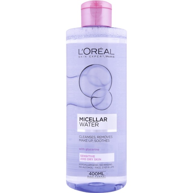 L’Oréal Paris micelarna voda za suvu i osetljivu kožu 400 ml