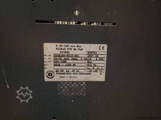 Punjaи
Still Ladegerät Typ D24/125 eco Wsa