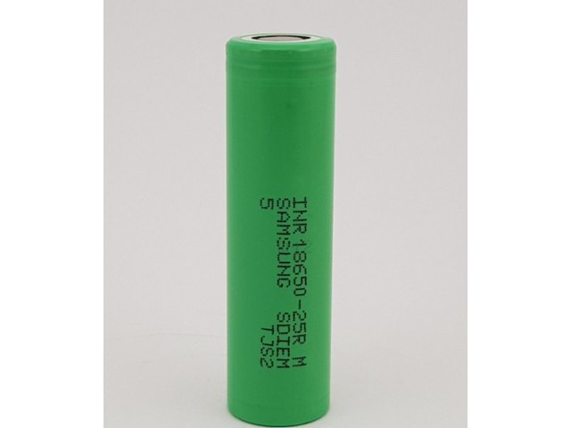 18650 Samsung 25R INR18650-25R Baterija Li-Ion 2500mAh