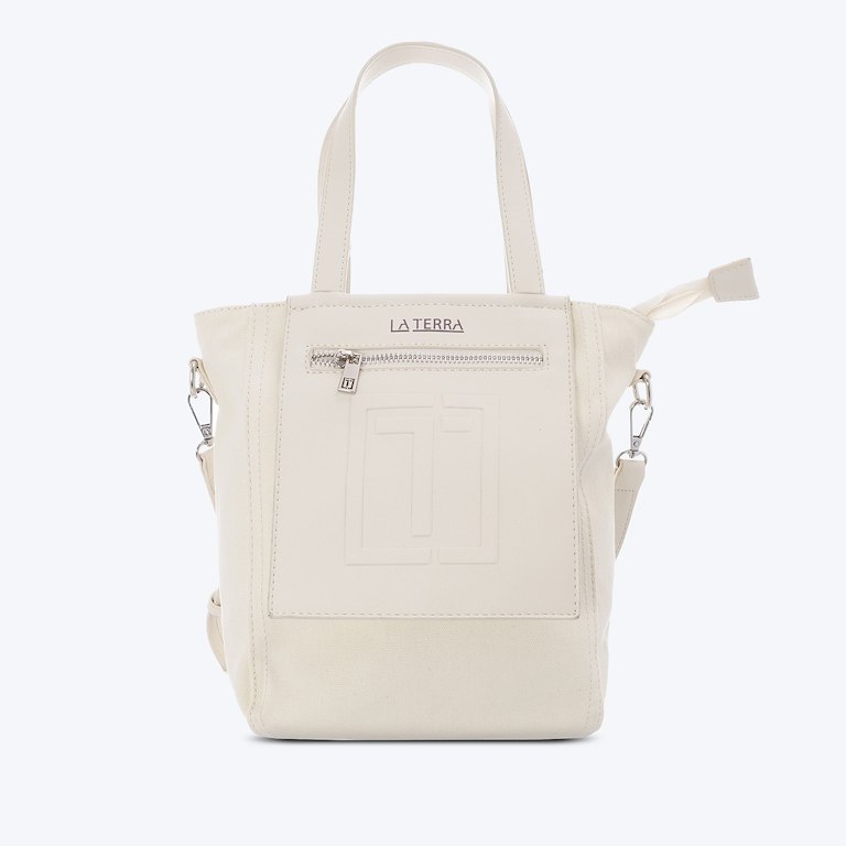 LA TERRA small canvas tote