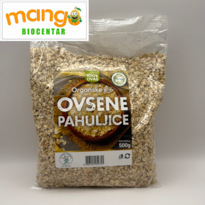 Ovsene pahuljice 500g – organski proizvod
