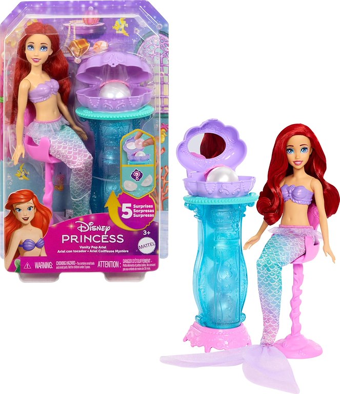 Disney Princeza Ariel – Lutka sirena sa magičnim ogledalom