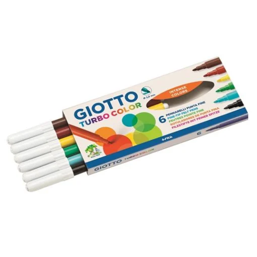 Flomasteri Turbo Color 6/1 – blister GIOTTO
