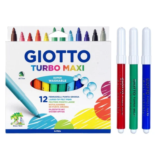 Flomasteri Turbo Maxi 12/1 GIOTTO