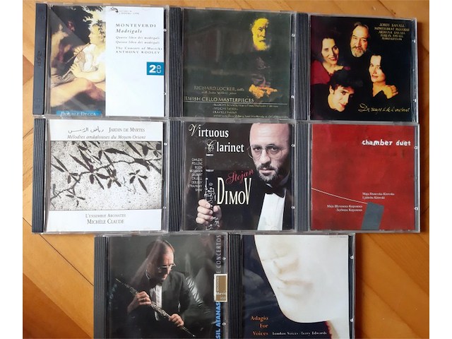 KLASIČNA MUZIKA, CD lot (8 diskova)