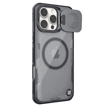 IPHONE 16 PRO MAX NILLKIN ICEBLADE PROP MAGNETIC CASE - MAGSAFE COMPATIBLE, SLIDE LENS LID - BLACK