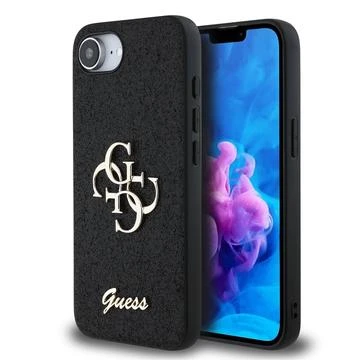IPHONE 16E/17E GUESS FIXED GLITTER 4G METAL LOGO MASKA