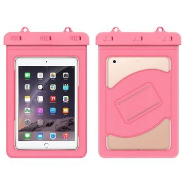 UNIVERSAL IPX8 WATERPROOF TABLET CASE - 9" - PINK