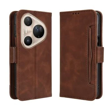 HUAWEI PURA 80 ULTRA CARDHOLDER WALLET CASE - BROWN