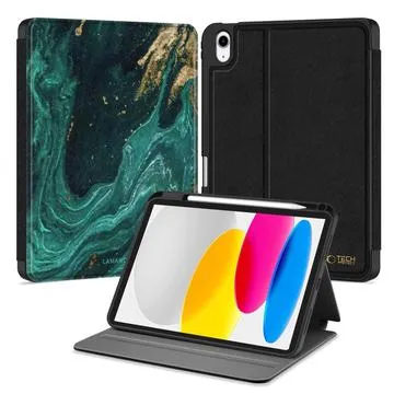 IPAD 2022/2025 TECH-PROTECT LAMANO FOLIO CASE - VERDE AURA