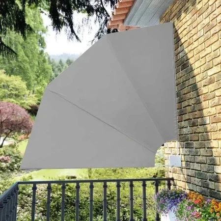 Bočna sklopiva tenda za balkon 140cm Siva ( 1909 )