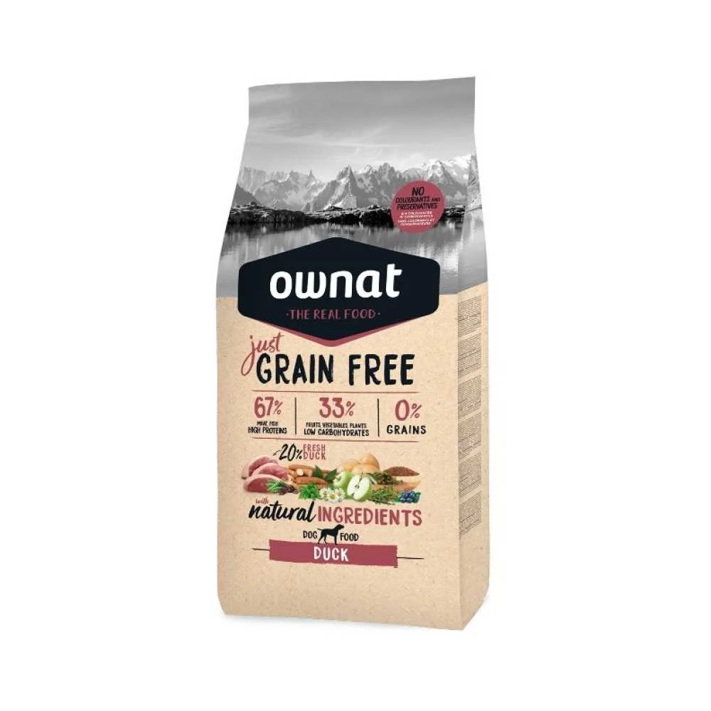 Ownat hrana za pse GRAIN FREE - Adult Duck 14kg