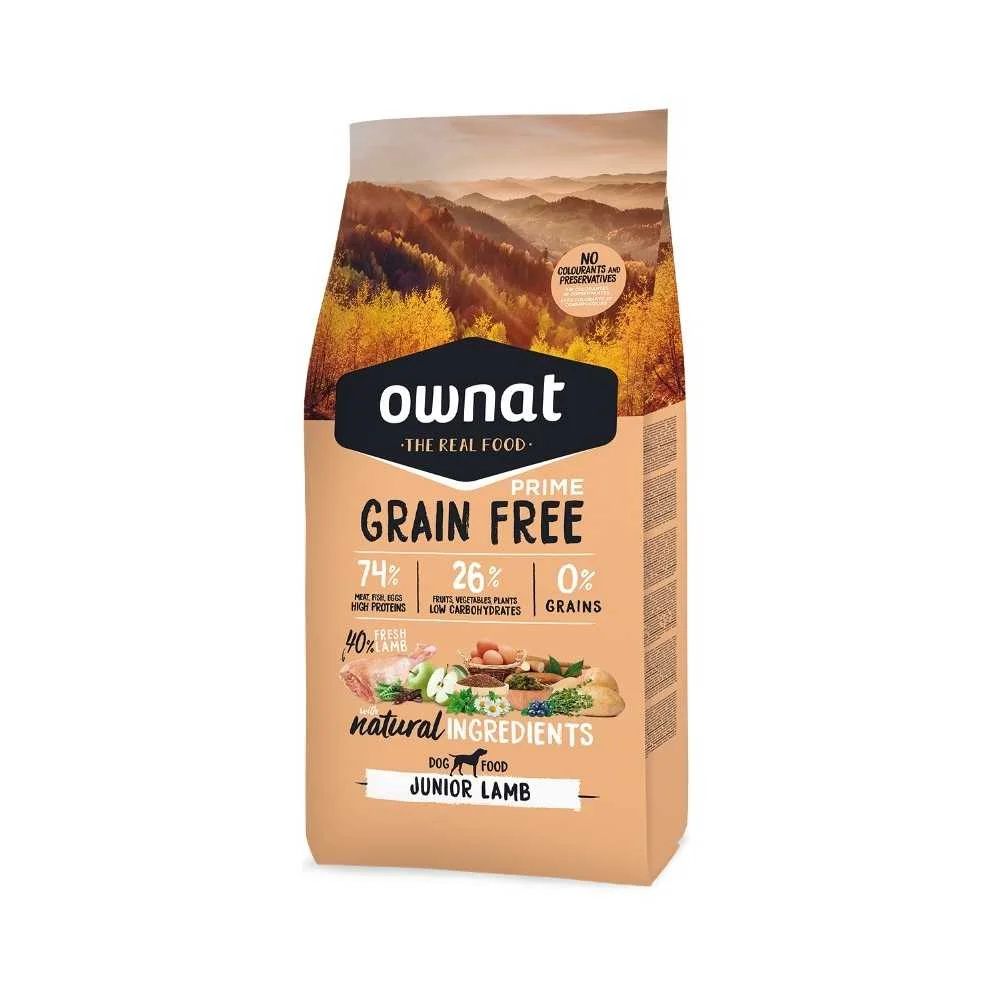 Ownat hrana za pse GRAIN FREE Prime - Junior Lamb 3kg