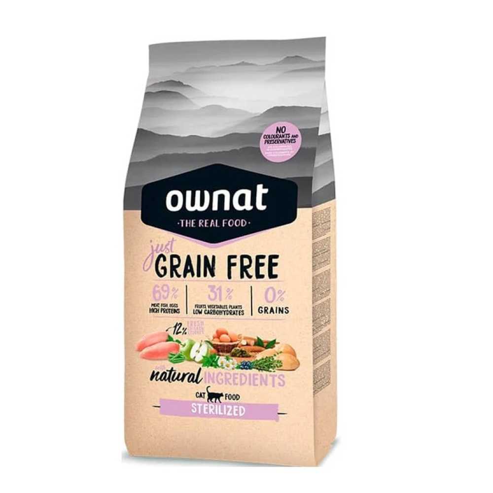 Ownat hrana za mačke GRAIN FREE - Adult Chicken Sterilised 8kg