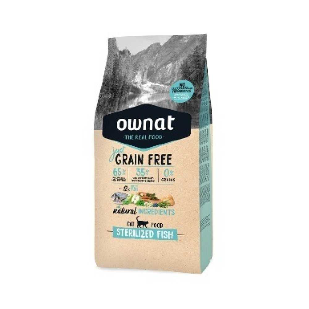 Ownat hrana za mačke GRAIN FREE - Adult Fish Sterilised 8kg