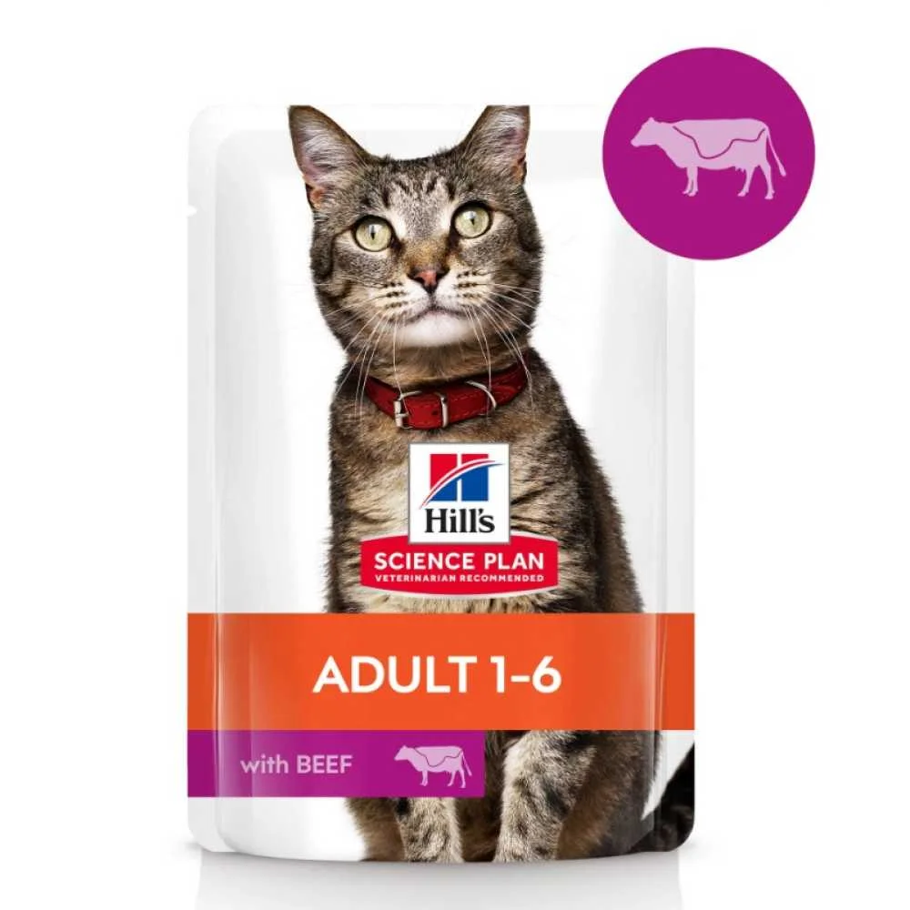 Hill's Science Plan kesica za mačke Cat Adult - Govedina 12x85g