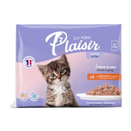 PLAISIR KOMADICI PILETINE U SOS SOSICI ZA MACICE 4X100G