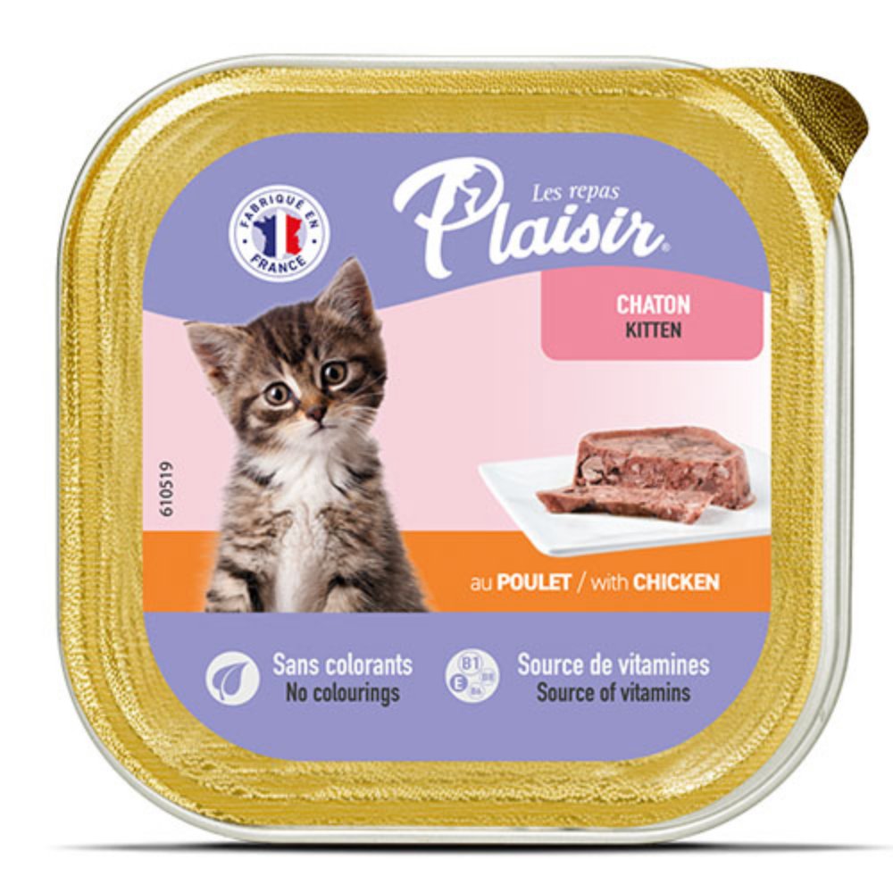 PLAISIR PASTETA KITTEN PILETINA 100G