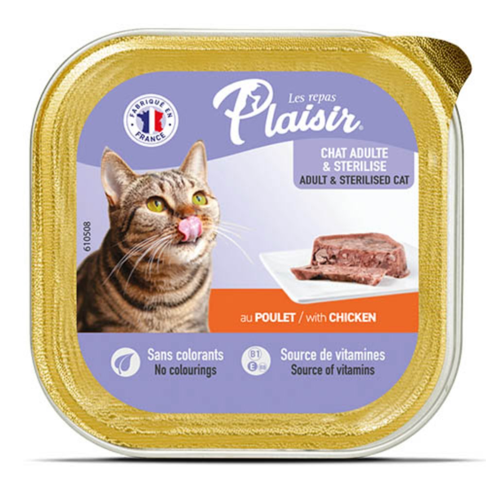 PLAISIR PASTETA ZA MACKE PILETINA 100G