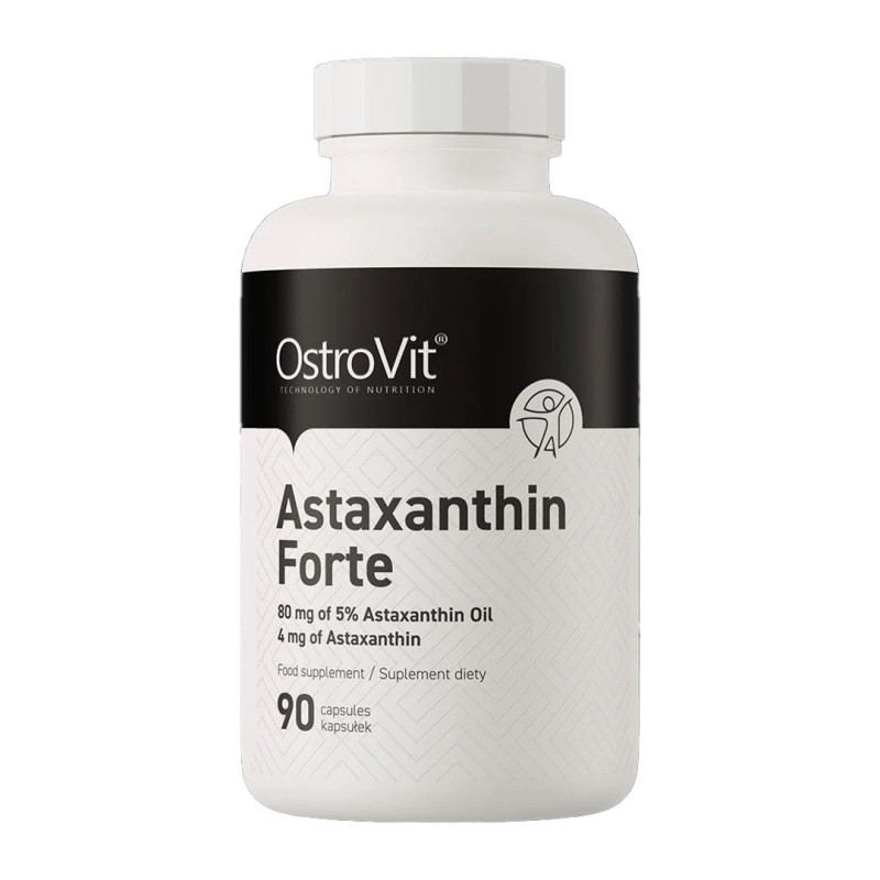 OstroVit Astaxanthin Forte 90 kapsula: Snažan antioksidans za zdravlje