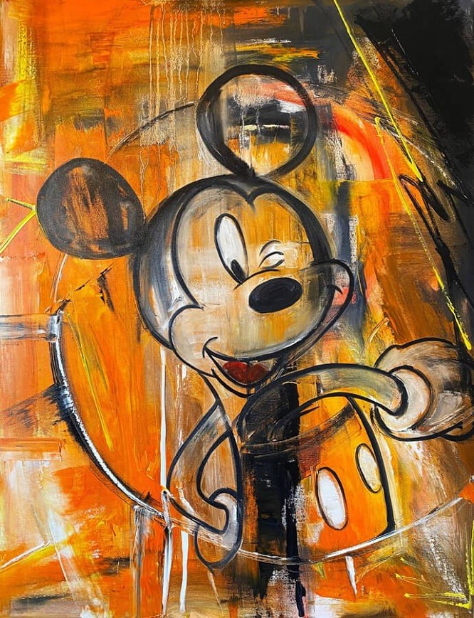 ABSTRACT MICKEY MOUSE