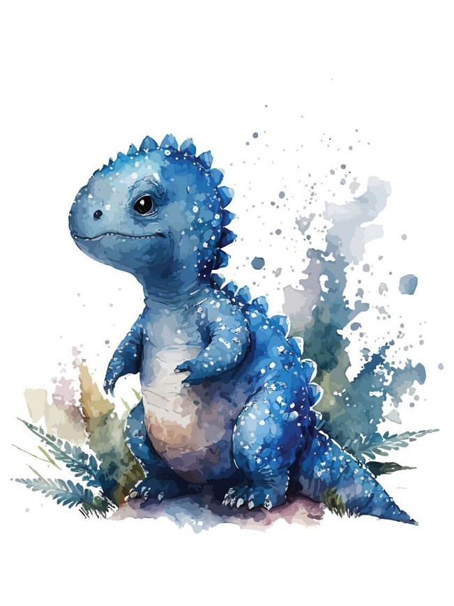 BLUE SMALL DINOSAUR
