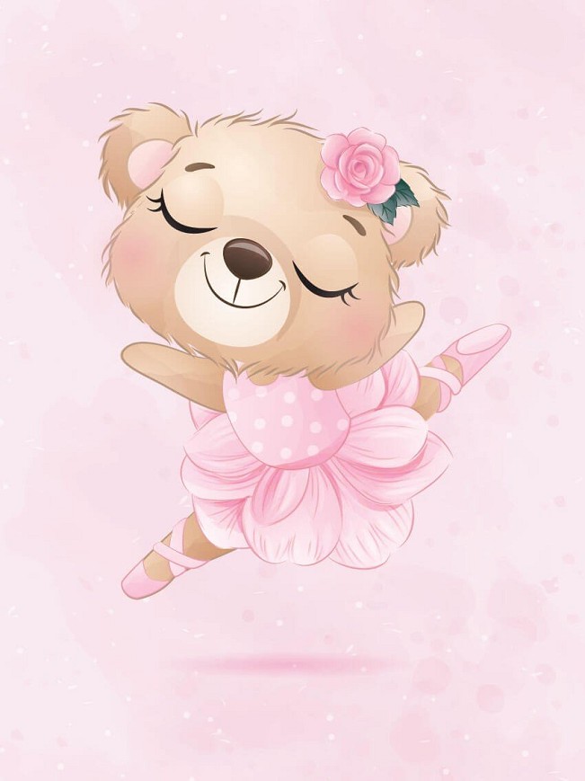 CUTE BEAR BALERINA
