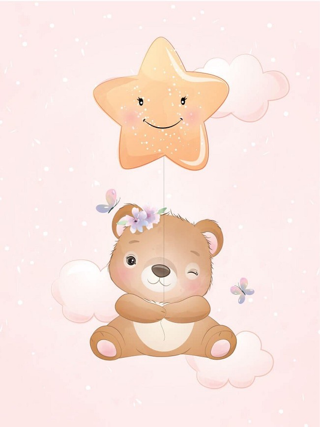 TEDDY BEAR WITH STAR