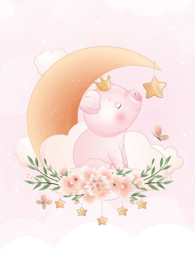 PIGGY ON THE MOON