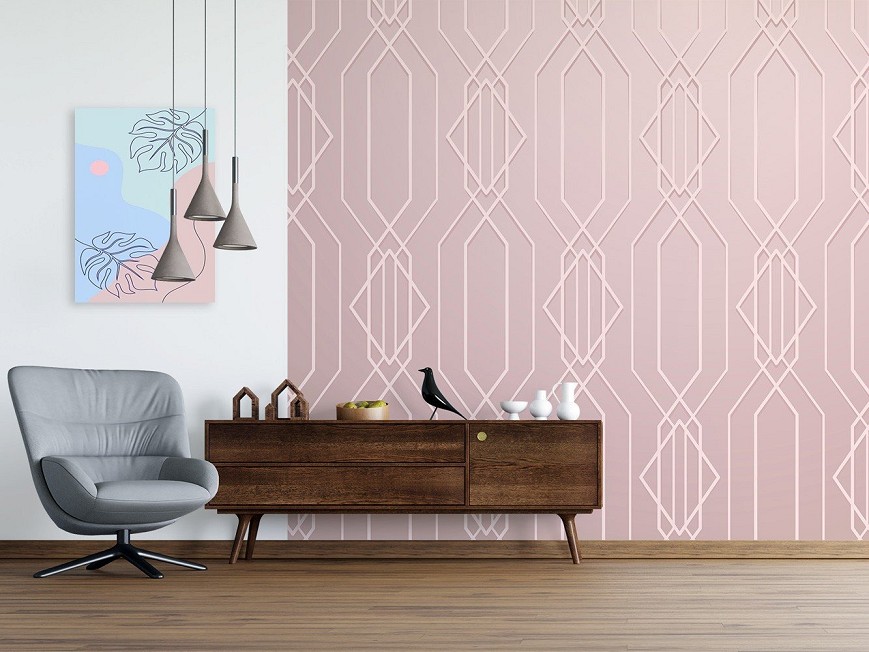 GEOMETRIC PINK