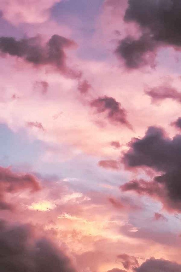 GIRLY ART - PINK CLOUDS