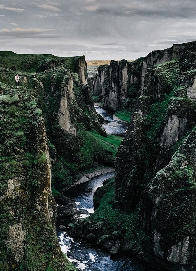 RIVER SURROUNDED BY ROCK FORMATION