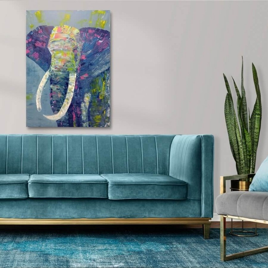 ART PAINTING ELEPHANT